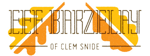 Eef Barzelay at The B-Side 11/14/14 - One Lucky Guitar